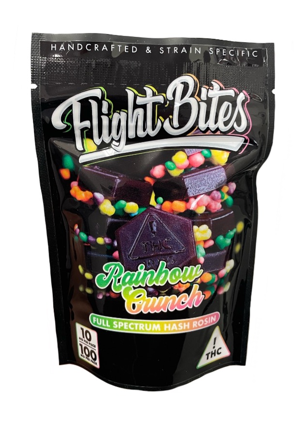 Rainbow Crunch Gummy Bites - Flight Bites